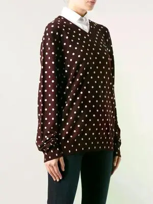Play Comme Des Garcon Polka Dot Sweater