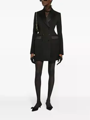 Dolce & Gabbana Double-breasted Virgin Wool-blend Jacket