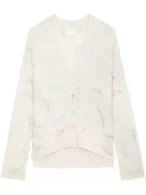 Zadig&Voltaire Mirka Strass Wings Cashmere Cardigan