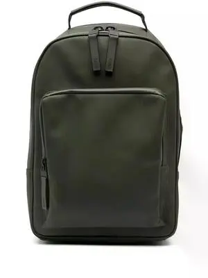 Rains Book Daypack Faux-leather Backpack - Green