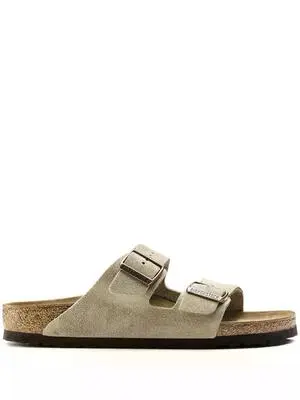 BIRKENSTOCK Arizona Suede Sandals - Neutrals