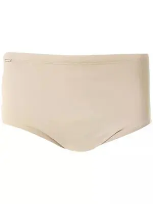 AMIR SLAMA Plain Swim Trunks - Neutrals