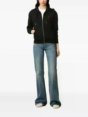 AMI Paris De Coeur Zipped Hoodie