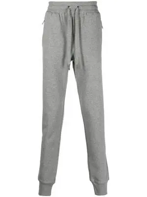 Dolce & Gabbana Drawstring Cotton Track Pants - Grey