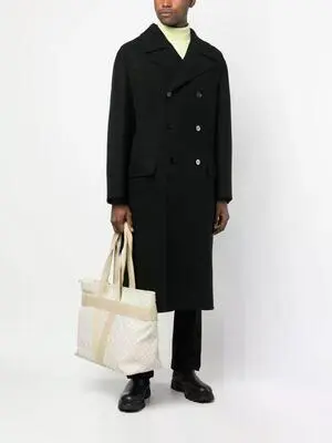 JIL SANDER Double-breasted Virgin Wool Coat