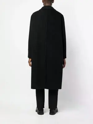 JIL SANDER Double-breasted Virgin Wool Coat