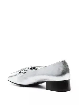 NICOLE SALDANA 25mm Isabel Pumps - Silver