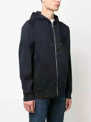 BOSS Logo-patch Drawstring Hoodie