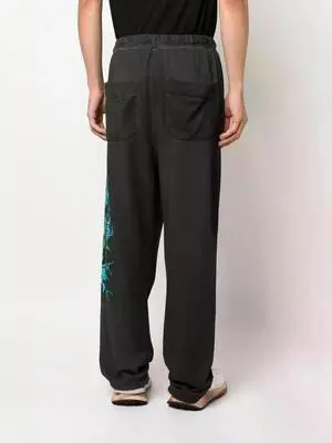 Roberto Cavalli Graphic-print Straight Trousers