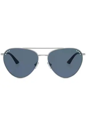JIMMY CHOO Pilot-frame Sunglasses - Silver
