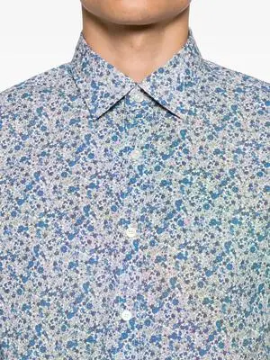 XACUS Floral-print Shirt