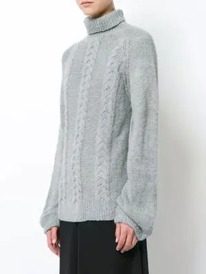 Voz Cable-knit Turtleneck Jumper