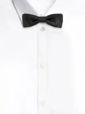 Dolce & Gabbana Silk Satin Bow Tie - Black