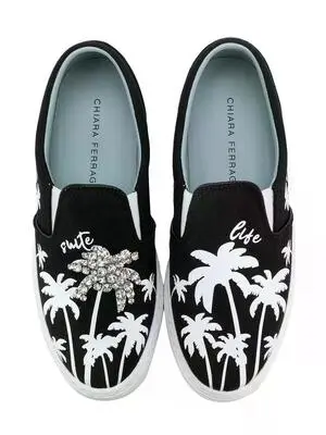 CHIARA FERRAGNI Chiara Suite Slip-on Sneakers