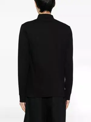 BOSS Logo-appliqué Long-sleeved Polo Shirt