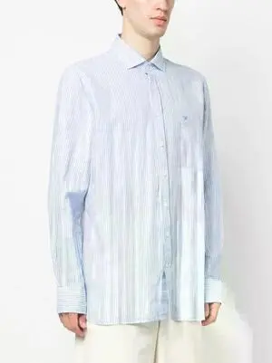 HACKETT Bengal Stripe-pattern Linen-blend Shirt