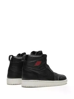 JORDAN 1 Hi Zip Prem Sneakers - Black