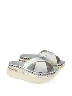 Premiata Moura Slides - Silver