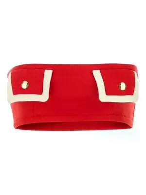Prada Wool Cropped Top - Red