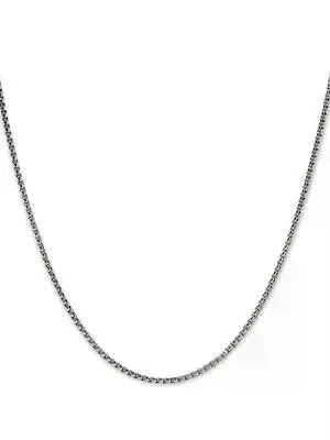 John Hardy Box-chain Necklace - Silver