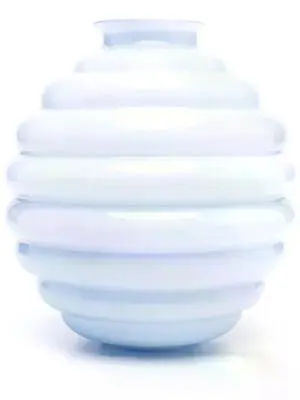 VENINI Deco Sculpted Vase - Blue