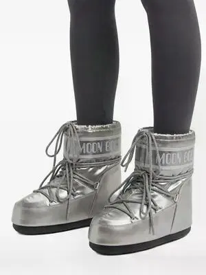 Moon Boot Icon Low Snow Boots - Silver