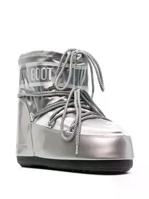 Moon Boot Icon Low Snow Boots - Silver
