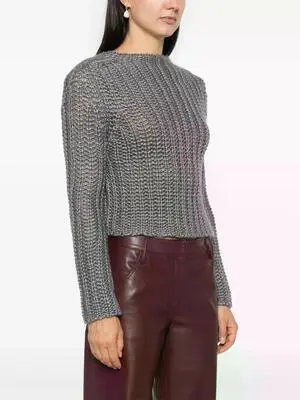 FORTE_FORTE Open-knit Sweater