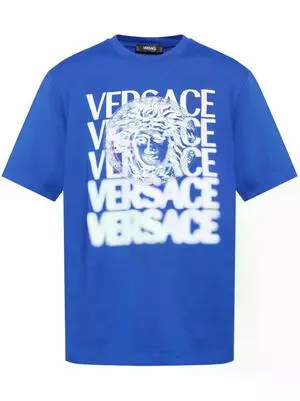 Versace Medusa Medallion T-shirt - Blue
