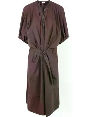 Brunello Cucinelli Tie Detailed Day Dresses