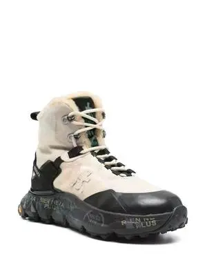 Premiata High Top Shearling Lined Boots