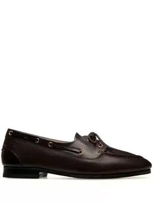 Bally Plume Leather Derby Shoes - Brown