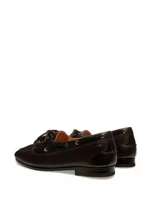 Bally Plume Leather Derby Shoes - Brown