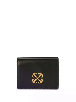 Off-White Jitney Leather Wallet - Black