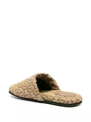 Gcds Logo-embossed Monogram Slippers