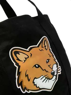 Maison Kitsuné Fox-motif Tote Bag