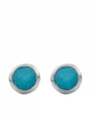 Monica Vinader Mini Gem Stud Earrings - Silver