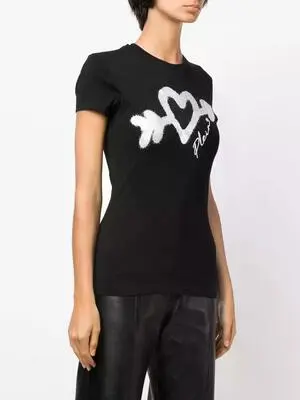 Philipp Plein Crystal-embellished Logo T-shirt - Black