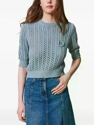 TWINSET Crochet-knit Jumper