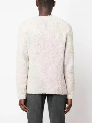 SUNFLOWER Brushed-effect V-neck Jumper