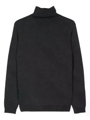 NUUR Roll-neck Merino Jumper - Grey