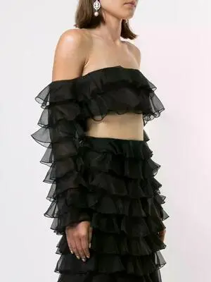 MACGRAW Semantics Silk Top - Black