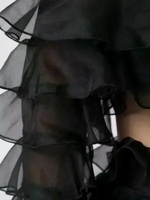 MACGRAW Semantics Silk Top - Black