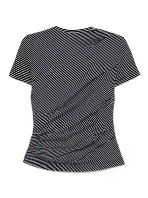 JNBY Striped Pleated T-shirt