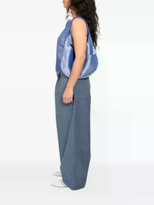 COA NYC Satin Shoulder Bag - Blue