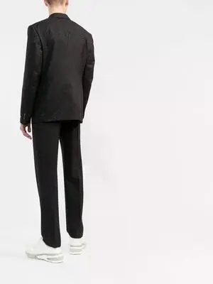 Versace La Greca Single-breasted Wool Blazer