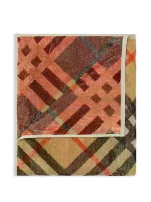Burberry Checked Cotton Towel