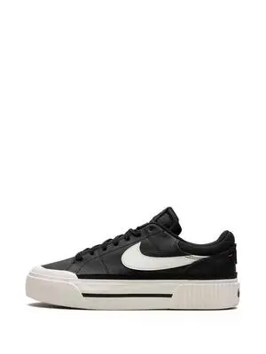 Nike Court Legacy Lift Platform Sneakers - Black