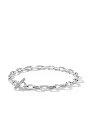 David Yurman Sterling Madison Diamond Necklace - Silver