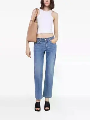 Stella McCartney Falabella Chain Straight Leg Jeans